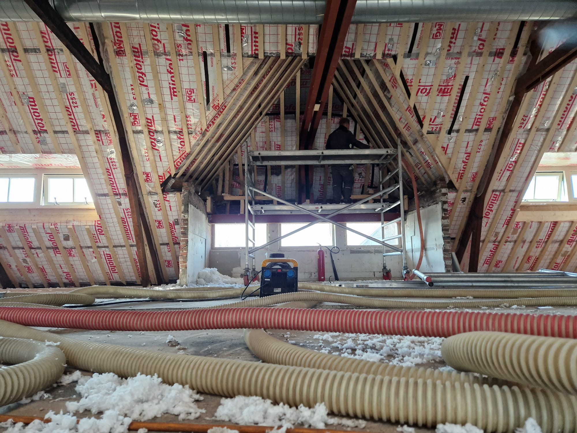 Dakisolatie met Knauf Timberframe - Plus Isolatie